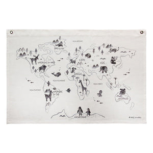 ROSE IN APRIL | Carte Du Monde Version Française - Les Petits